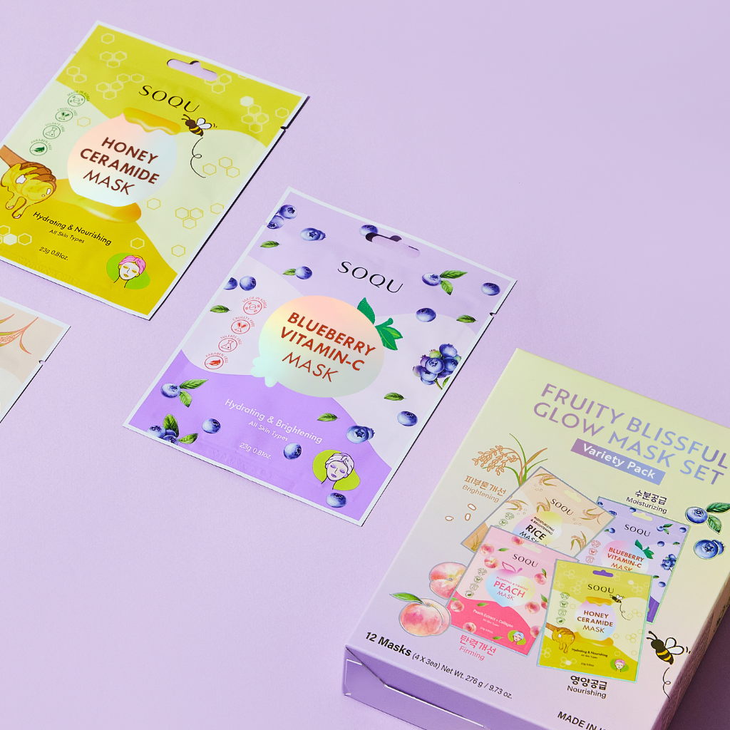 SOQU Fruity Blissful Glow Mask Set – NordHive