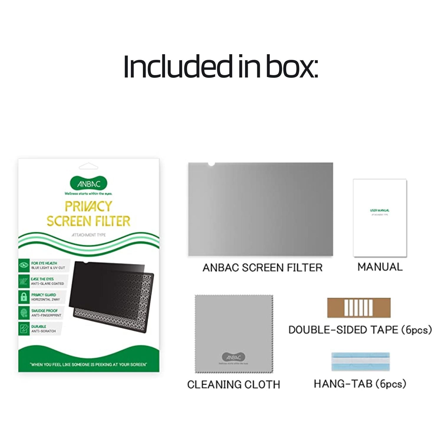 ANBAC Laptop Private Screen Shield – NordHive