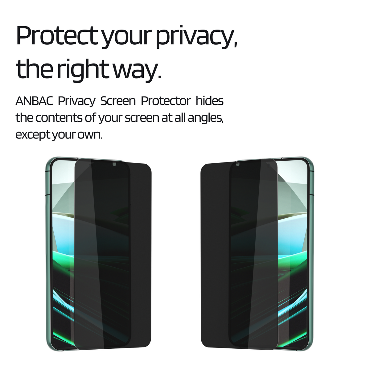 ANBAC Samsung Galaxy S22 Blue Light Blocking Privacy Screen Protector – NordHive