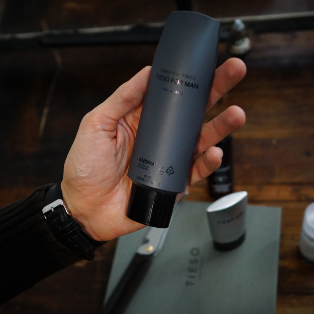 TIESO Beard and Body Hair Cleansing Gel Cleanser for Men - NordHive